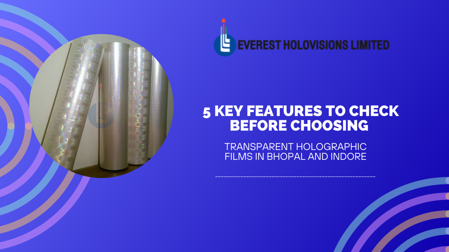 top transparent holographic films in Bhopal and Indore