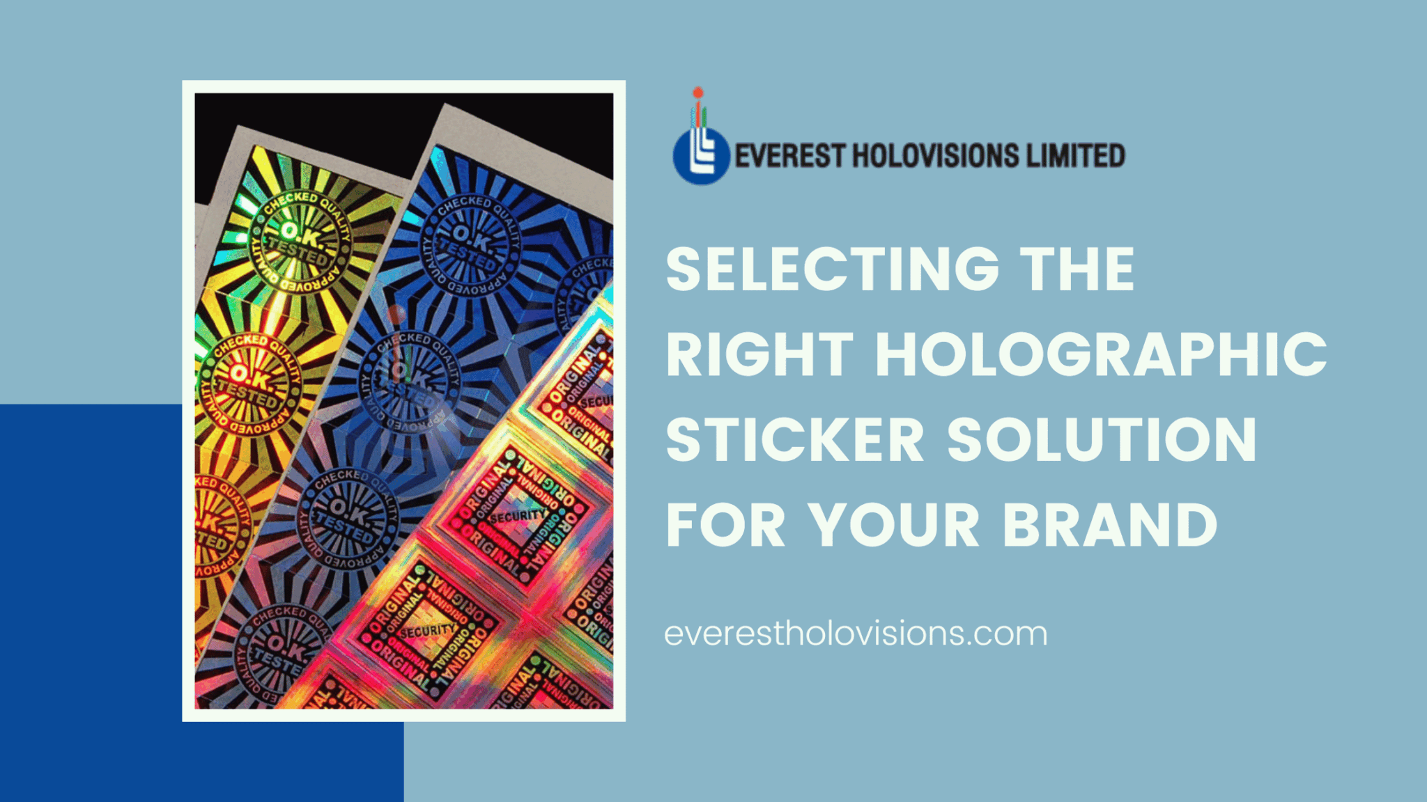 How to Choose the Right Hologram Sticker for Product Authentication
